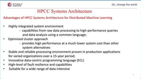 Improving Efficiency Of Machine Learning Algorithms Using Hpcc Systems Ppt