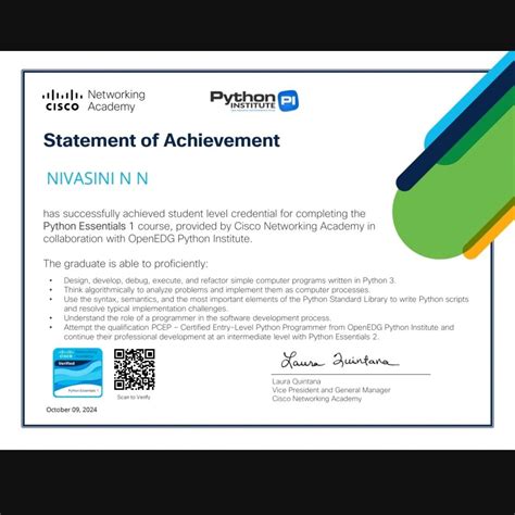 Nivasini Varman On Linkedin Cisconetworkingacademy