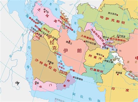 西亚地区图 西亚地图简图 伤感说说吧
