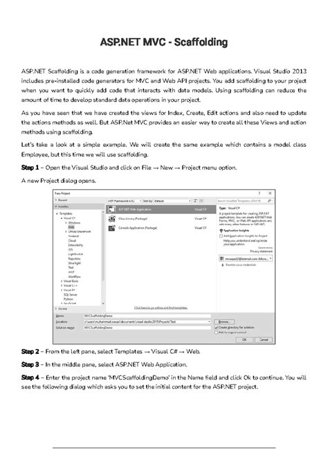 Aspnet Mvc Chapter 11 Asp Mvc Scaffolding Asp Scaffolding Is A