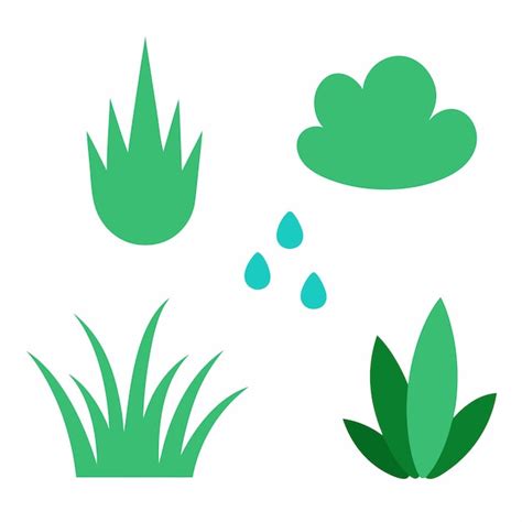 Grass Vector Illustration Premium Ai Generated Vector