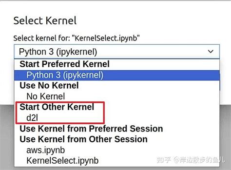 【深度学习】修改jupyter记事本的内核 知乎 【深度学习】修改jupyter记事本的内核 知乎