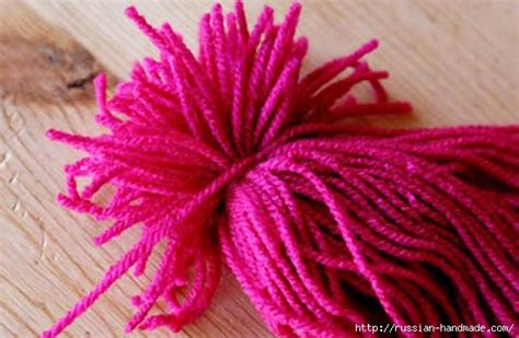 Осьминог сердечко и куколка из ниток Russian