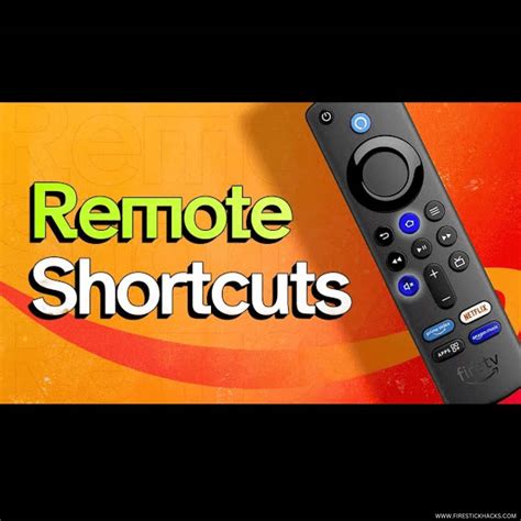 Amazon Firestick Remote Control Keys And Shortcuts
