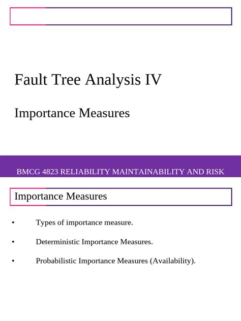 Chapter 9 Reliability Maintainability And Risk Pdf
