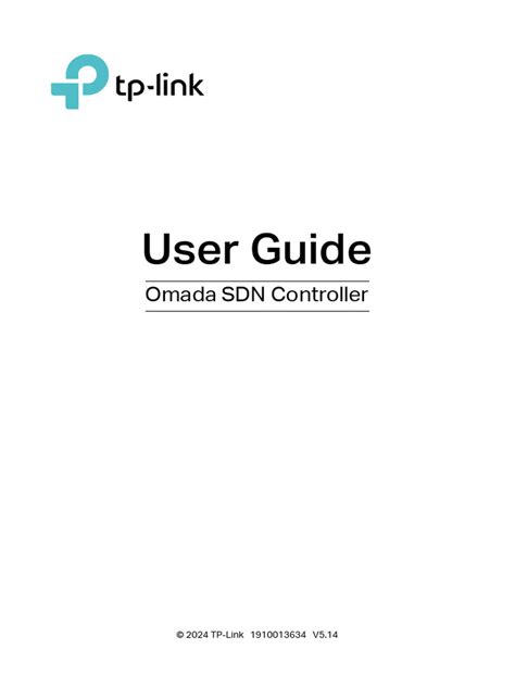 Omada Sdn Controller User Guide Rev514 Pdf Computer Network Cloud Computing