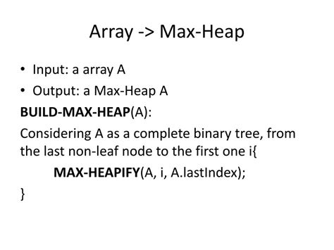 Ppt Design And Analysis Of Algorithms Heapsort Powerpoint