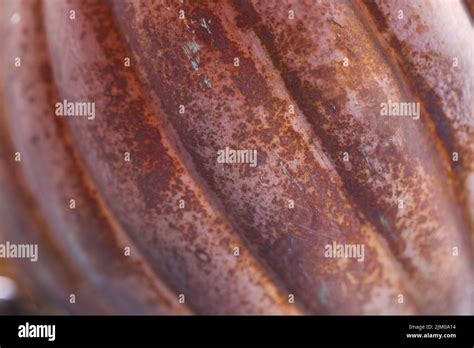 Rusty Metallic Texturegrunge Metal Rusty Surfaceribbed Shiny Surface