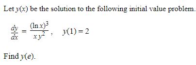 Solved Let Y X Be The Solution To The Following Initial Chegg Com