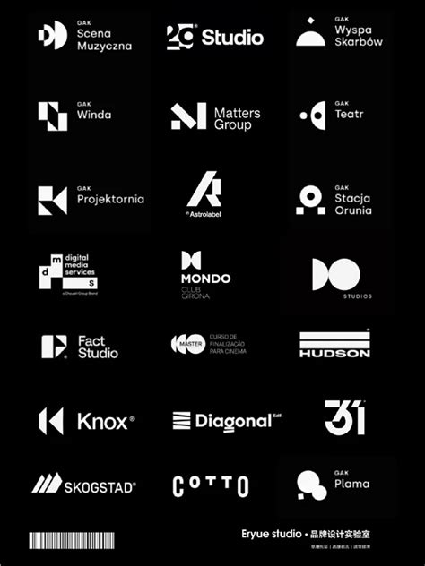 高端标志 简约的符号标志简约而不简单图片 logo设计 个性创意 图片素材 花瓣网