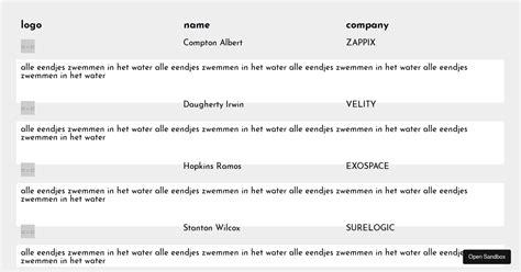 Vue Virtual Scroller Examples Codesandbox