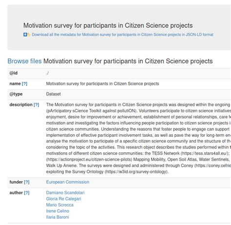 Use Cases Survey Ontology Research Object Crate Ro Crate Use Cases Survey Ontology Research Object Crate Ro Crate