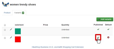 Hikashop Display By Color