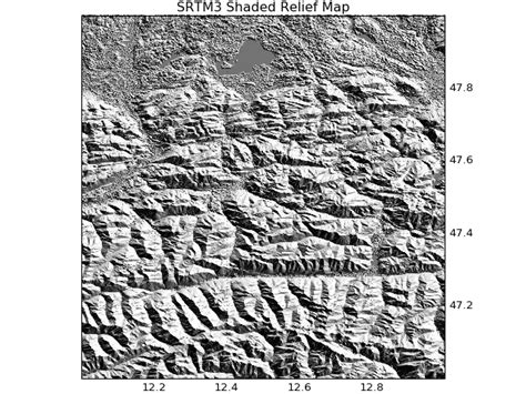 Srtm Shading Example — Cartopy 0 14 Dev0 Documentation