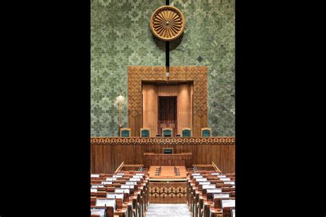 Parliament Building Sengol Lotus And Peacock Inside Indias New