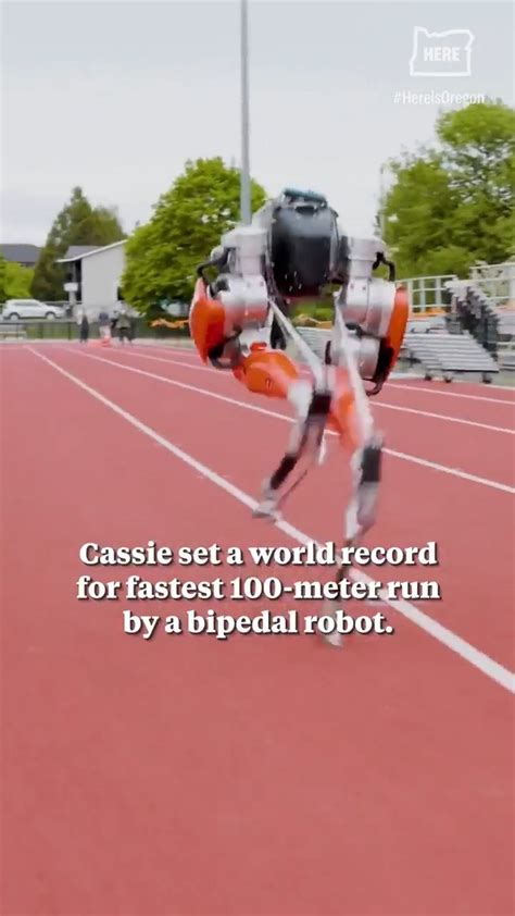 Cassie The Robot Guinness World Records Robot Oregon State University Oregon State