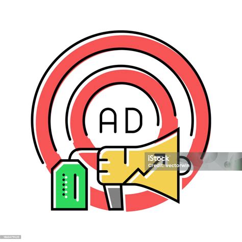 타겟 광고 소셜 미디어 컬러 아이콘 벡터 일러스트레이션 고객 참여에 대한 스톡 벡터 아트 및 기타 이미지 고객 참여 공동체 노트북 Istock