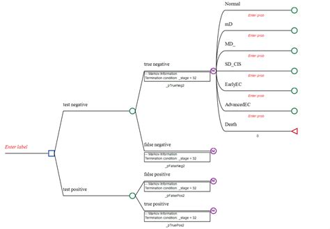 Sensitivity And Specificity In Markov Model Treeage Software