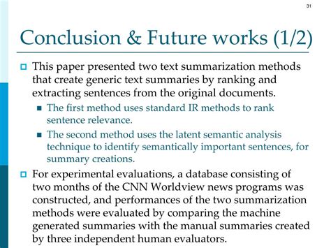 Ppt Generic Text Summarization Using Relevance Measure And Latent