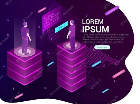 Premium Vector Big Data Flow Processing Concept Cloud Database