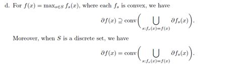 Solved Prove The Following Rule For Subgradient Calculus