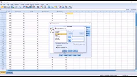 Multiple Linear Regression In Spss With Assumption Testing Youtube