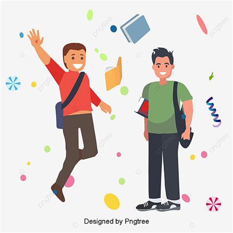 만화 삽화 학생 캐릭터 물감 일러스트 재학생 학교 서적 Png 일러스트 및 벡터 에 대한 무료 다운로드 Pngtree