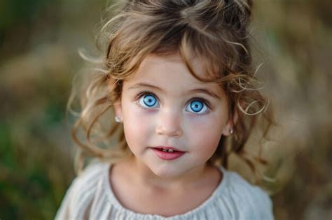 Premium Photo A Heartwarming Portrait Capturing The Innocent Gaze Of