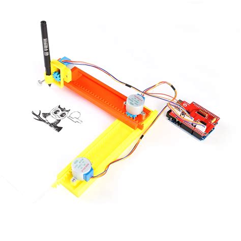 Arduino Mini Cnc Plotter Open Source Machine Drawbot Pen Drawing Robot Machine Lettering Corexy