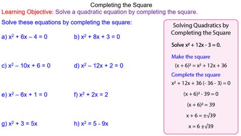 Quadratic Equations Mr Mathematics
