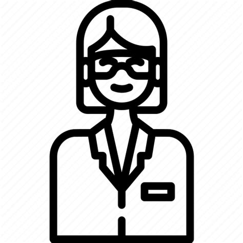Scientist Women Chemistry Doctor Laboratory Research Science Icon Download On Iconfinder