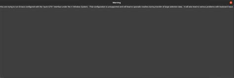 Today I Opened Emacs Snapshot After Update And This Warning Appeared R Emacs