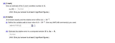 Solved You Need To Use MATLAB To Answer This Question Enter Chegg