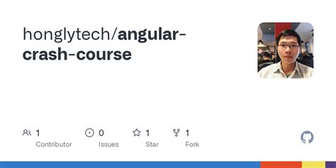 GitHub Honglytech Angular Crash Course