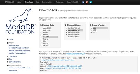 centos 6 x に mariadb 10 1 x をyumで簡単にインストールする mariadb qiita