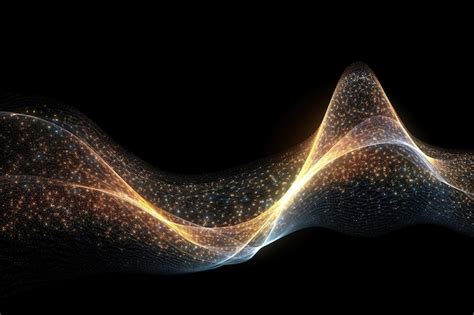 Premium Ai Image Abstract Wave Of Particles