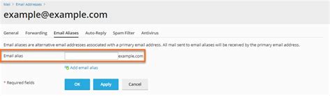 How To Create Email Aliases Plesk