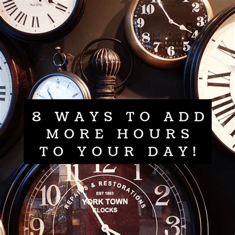 8 Ways To Add More Hours To Your Day SwagGrabber