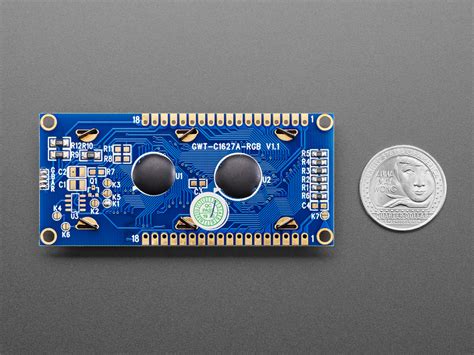 RGB LCD Shield Kit W X Character Display Only Pins Used NEGATIVE DISPLAY ID