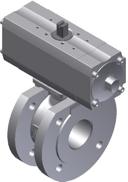 Rvs Compacte Kogelkraan Dn80 Festo Zwaaiaandrijving Ebzk311004