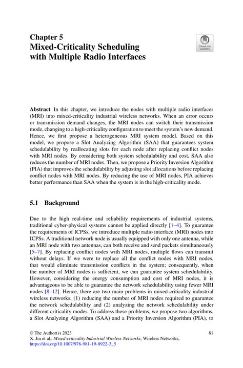pdf mixed criticality scheduling with multiple radio interfaces