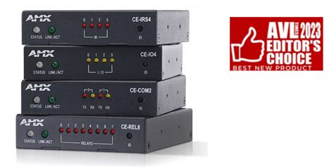 AMX New Line Of CE Series Universal Control Extenders