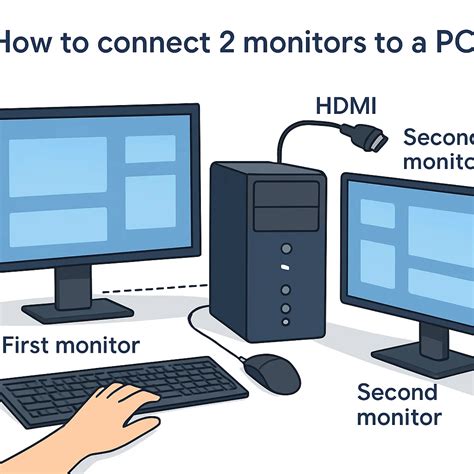How To Connect 2 Monitors To A Pc Easy Setup Guide