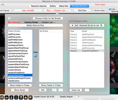 Power Of Lua Variant Script Lists Fractal Architect Blog