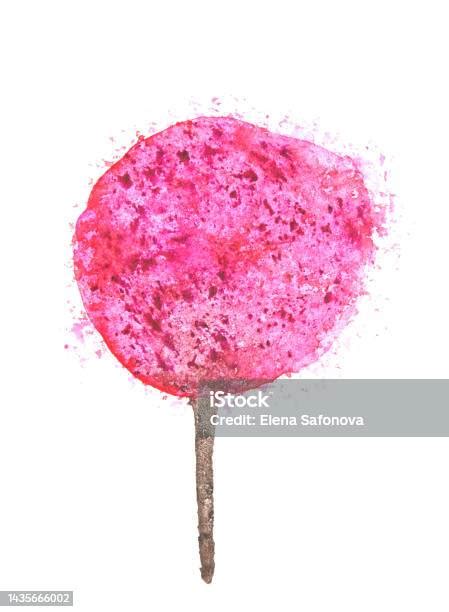 꽃이 만발한 수채화 분홍색 나무 가지에 피는 봄 꽃 아름답다 개화기에 대한 스톡 벡터 아트 및 기타 이미지 개화기 꽃 나무 꽃 꽃의 구조 Istock