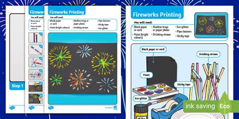 Firework Picture To Make With Your Class Primary Resources