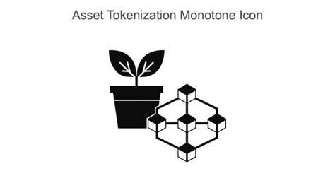 Asset Tokenization Monotone Icon In Powerpoint Pptx Png And Editable Eps Format PPT Template