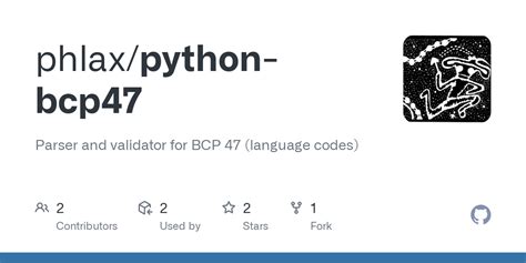 github phlax python bcp47 parser and validator for bcp 47 language