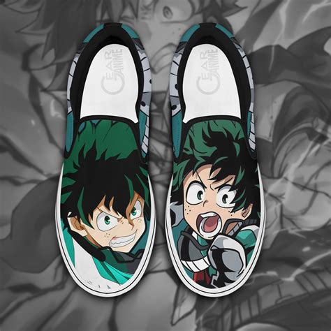 Izuku Midoriya Slip On Shoes Tt1512 Hearthtops Store