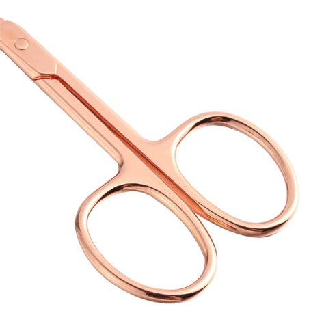 Badu Bg 1pc Ножица за вежди от неръждаема стомана мигли косми в носа мустаци премахване на